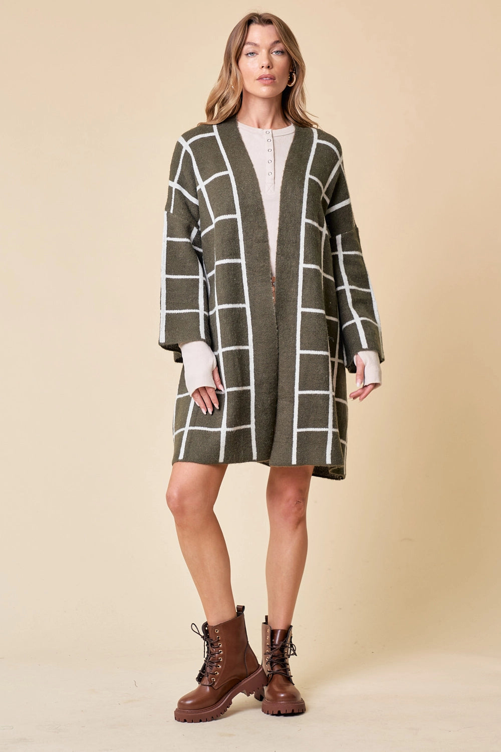 Checkmate Long Cardigan – Patch Co